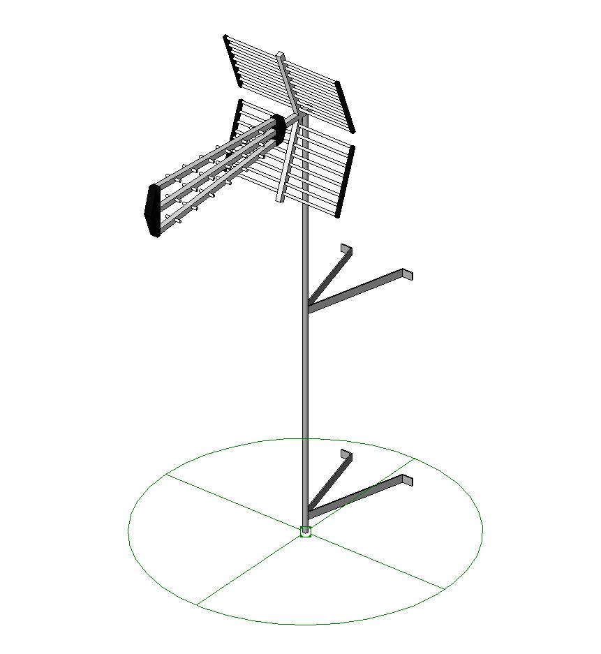 OBJETO BIM Antena de tipo rastrillo: descarga gratuita de archivos BIM ...