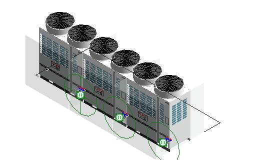 TOSHIBA VRF - SHRMe - Combinaciones (Outdoor unit) BIM OBJECT: free BIM ...