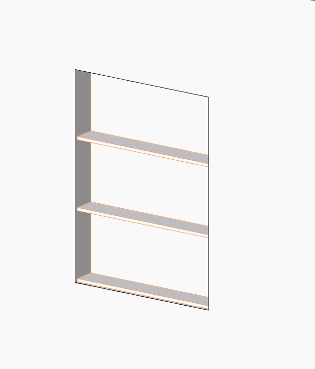 Recessed shelf BIM OBJECT: free BIM file downloads e.g., Revit, IFC ...
