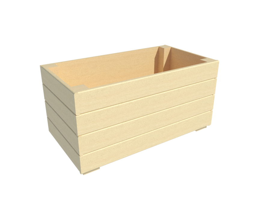 Wooden Planter BIM OBJECT: free BIM file downloads e.g., Revit, IFC ...