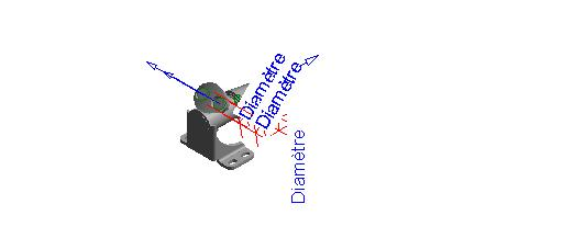 OBJETO BIM PARKER TRANSAIR Toma mural, 2 salidas de 45º, BSP cilíndrica ...