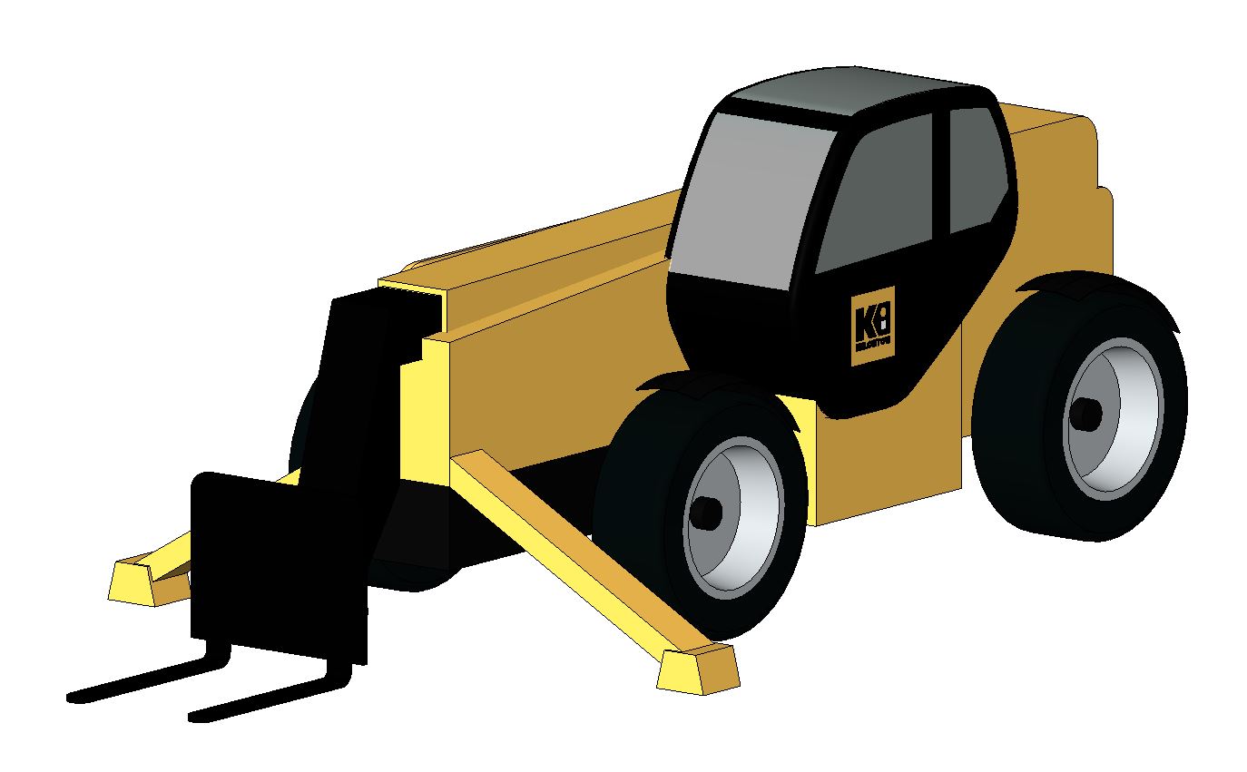 Kiloutou Telehandler BIM OBJECT: free BIM file downloads e.g., Revit ...