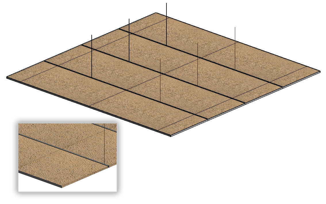 OBJETO BIM Falso techo desmontable de fibra mineral: descarga gratuita ...