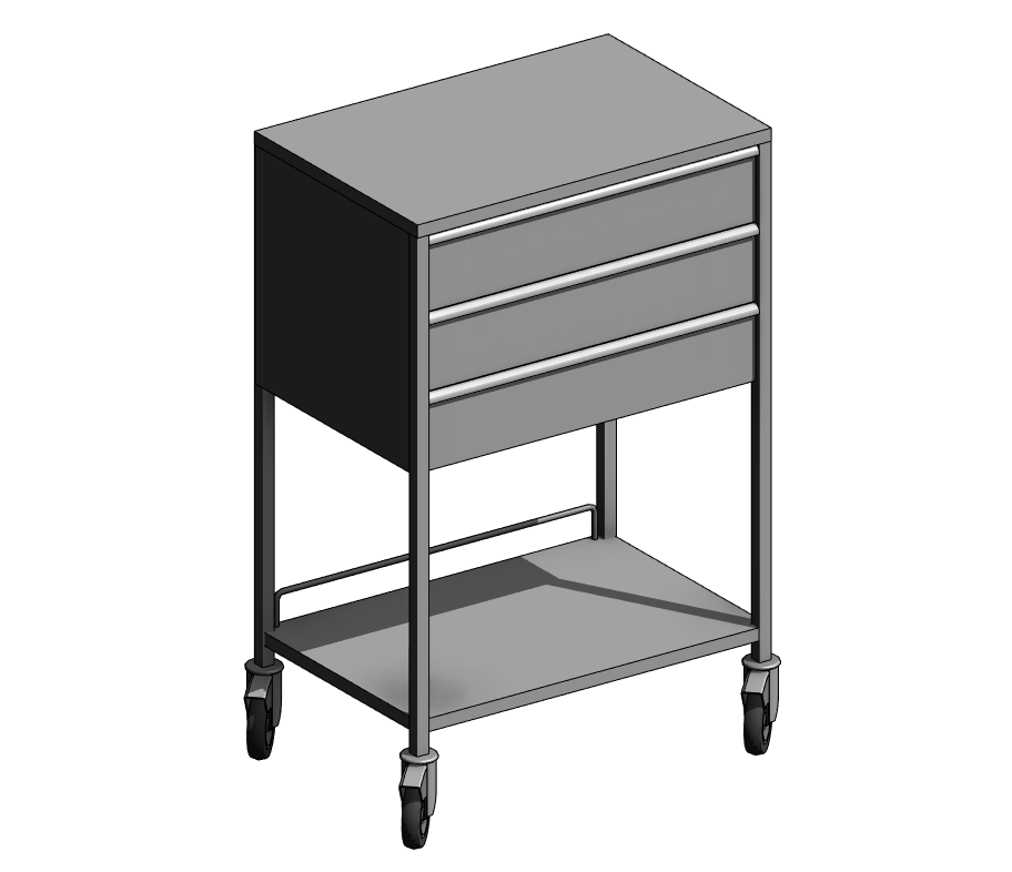 Anaesthesia trolley BIM OBJECT: free BIM file downloads e.g., Revit ...