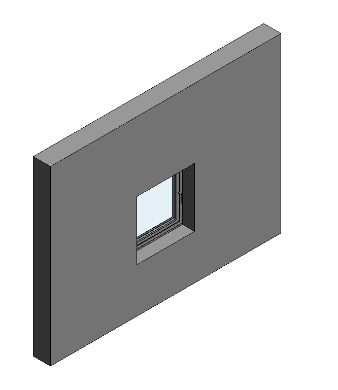 OBJETO BIM REYNAERS ALUMINIUM ITALIA CS 59 Pa Window outward opening single vent 102mm: descarga ...