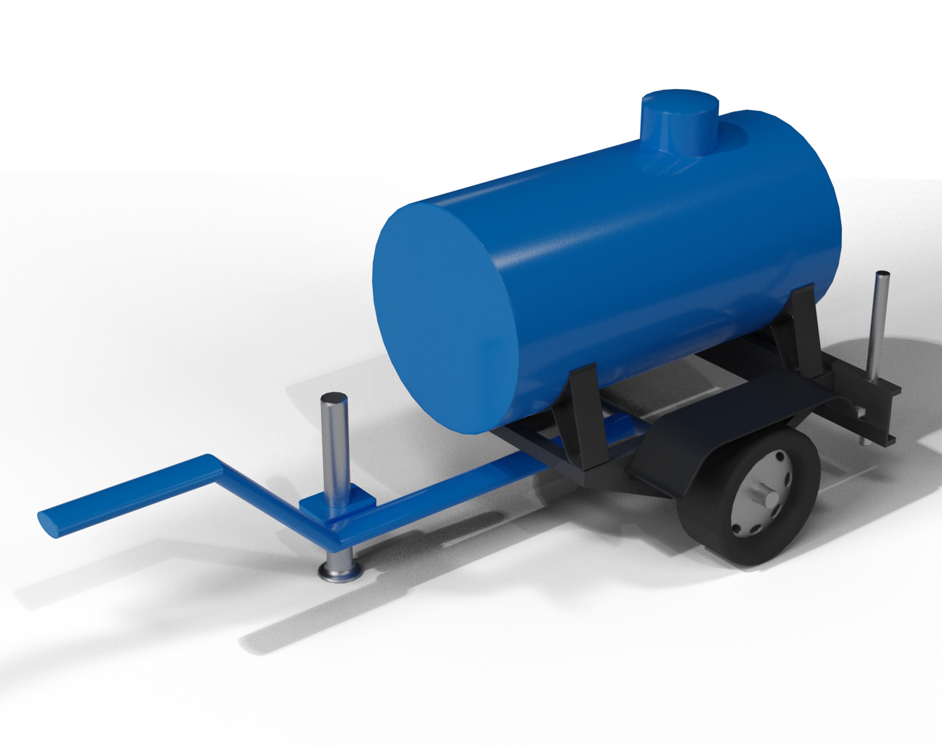Trailer mounted water tanker BIM OBJECT: free BIM file downloads e.g ...