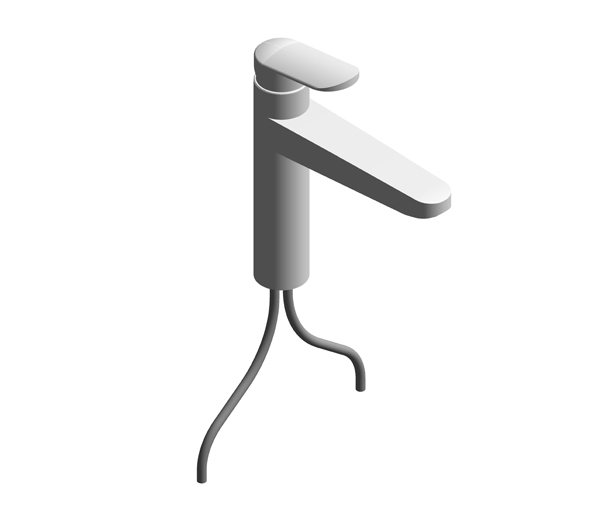 OBJETO BIM Grohe A.G Europlus - Single-lever sink mixer: descarga ...