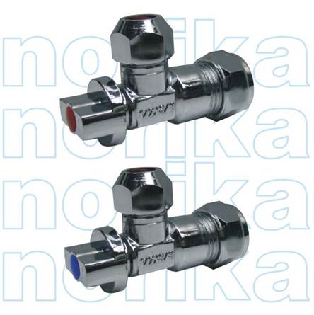 Norika LC_NORIKA_Chrome Plated Brass CR Angle Ball Valve_AVCRN BIM ...
