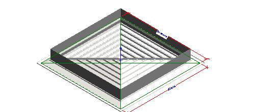 Madel DBQ (Painted four-way square diffusers) BIM OBJECT: free BIM file downloads e.g., Revit ...