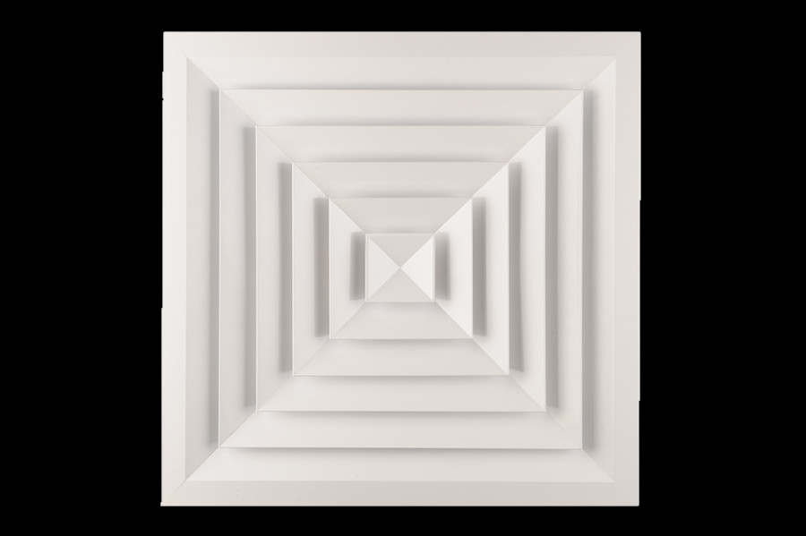 Madel DBQ (Painted four-way square diffusers) BIM OBJECT: free BIM file ...