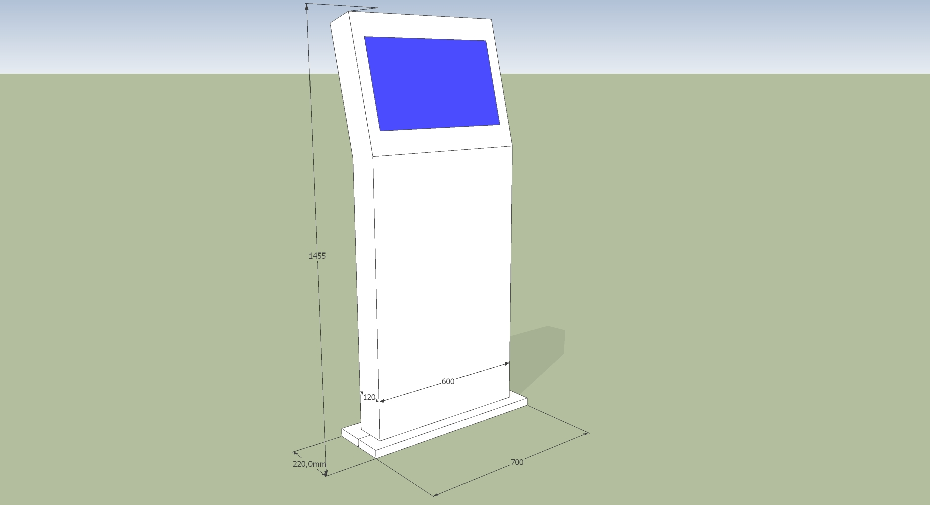 ALCEA Outside Digital Visitor Terminal BIM OBJECT: free BIM file ...