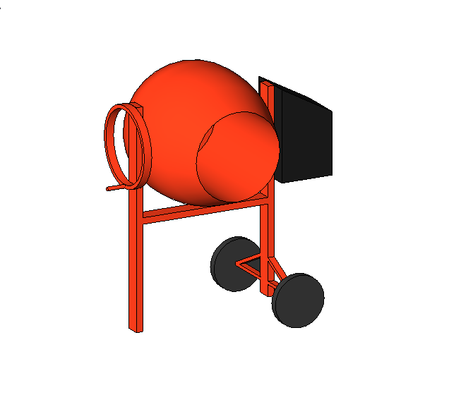 Concrete mixer BIM OBJECT: free BIM file downloads e.g., Revit, IFC ...