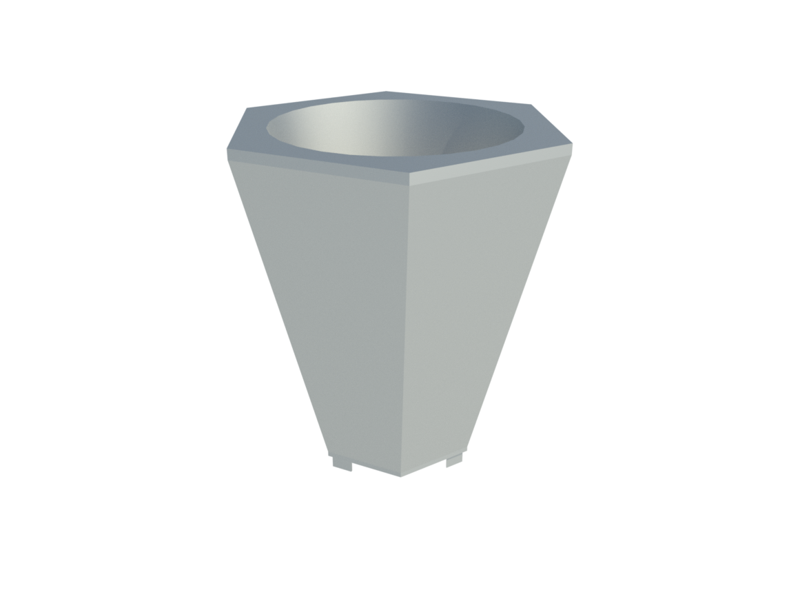 OBJETO BIM Hexagon Planter: descarga gratuita de archivos BIM, Revit ...