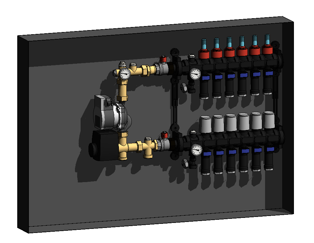 Rossato Group srl Distribution manifolds with integrated pump unit BIM ...