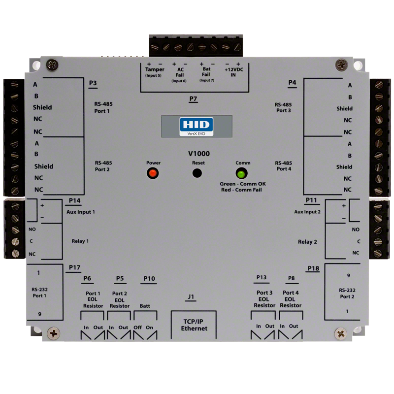HID Global VertX EVO™ V1000 Networked Controller BIM OBJECT: free BIM ...