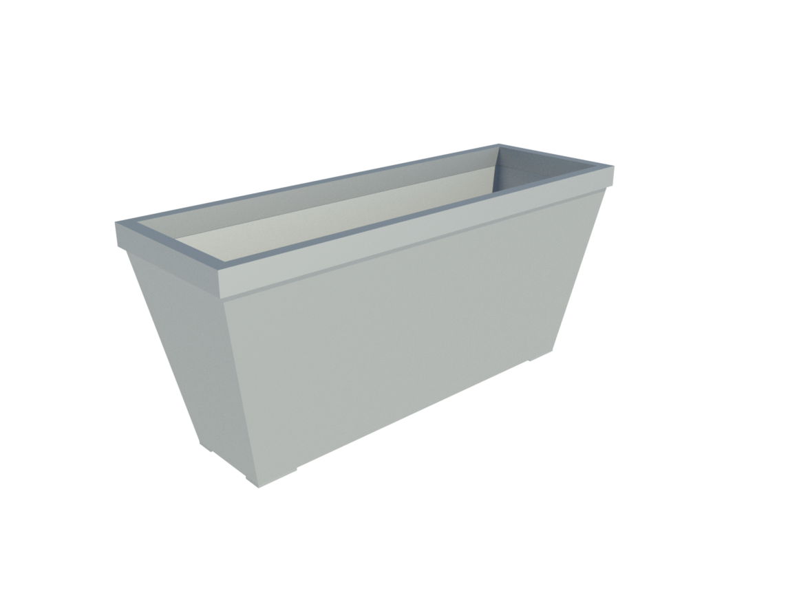 Rectangular Planter BIM OBJECT: free BIM file downloads e.g., Revit ...