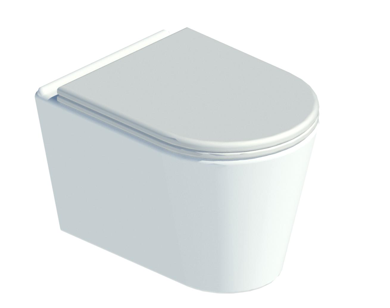 Wall-hung toilet bowl BIM OBJECT: free BIM file downloads e.g., Revit ...