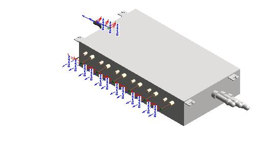 TOSHIBA VRF - SHRMe - Flow selector units (Outdoor unit) BIM OBJECT ...