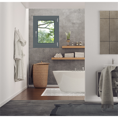 Alphacan Single Casement Window - Block frame installation - IN'ALPHA ...