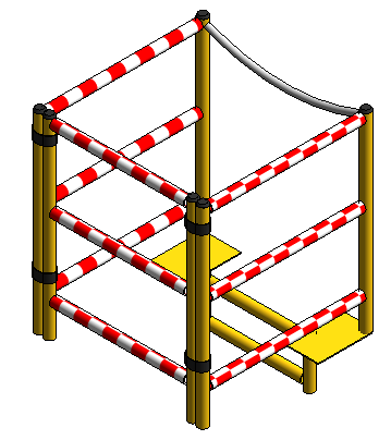 OBJETO BIM Barandilla seguridad metálica: descarga gratuita de archivos ...
