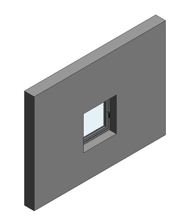 OBJETO BIM REYNAERS ALUMINIUM ITALIA CS 68 Window outward opening ...