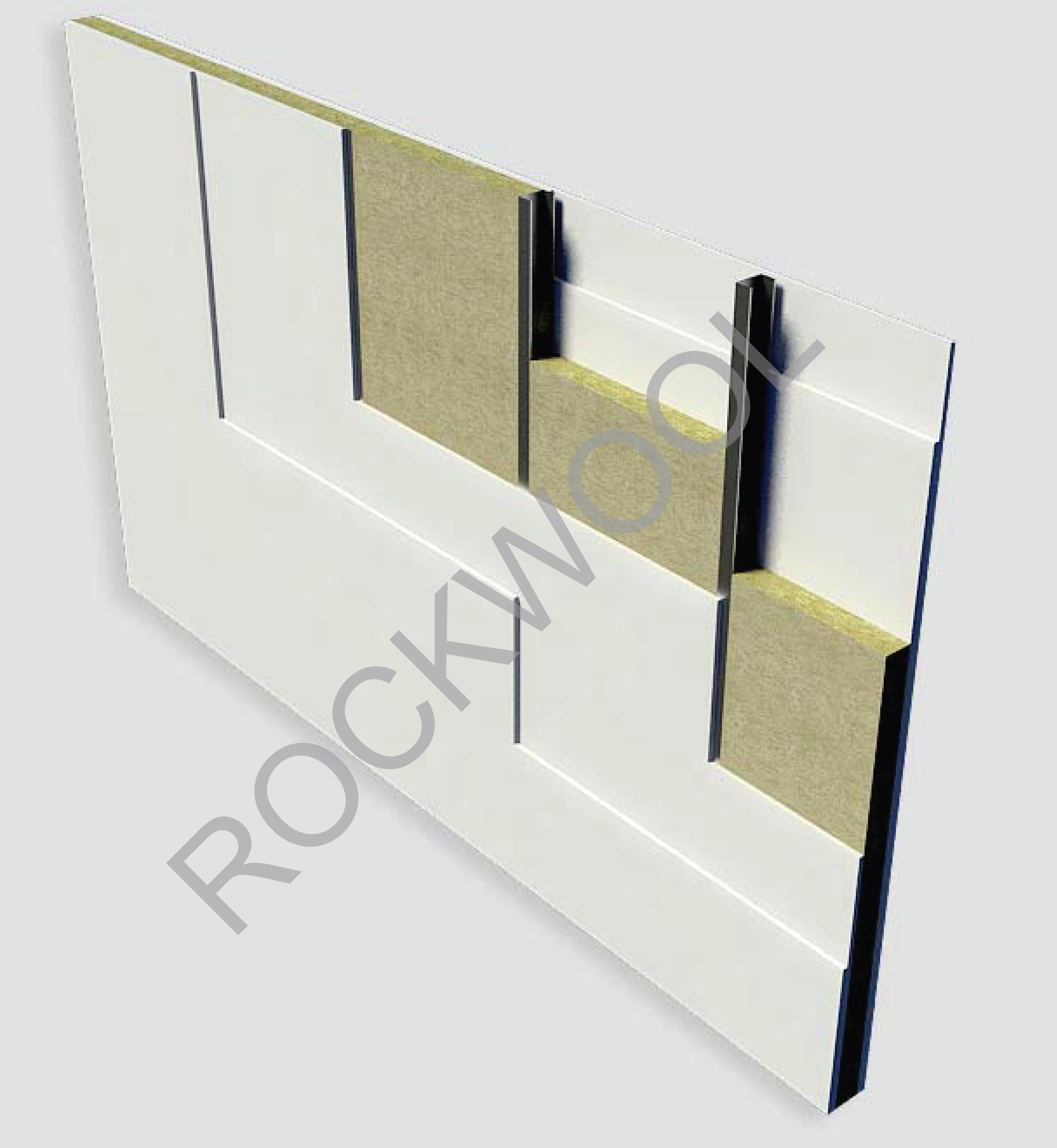 BIM-OBJEKT ROCKWOOL Partition Wall - Non Fire Rated, Non Residential ...