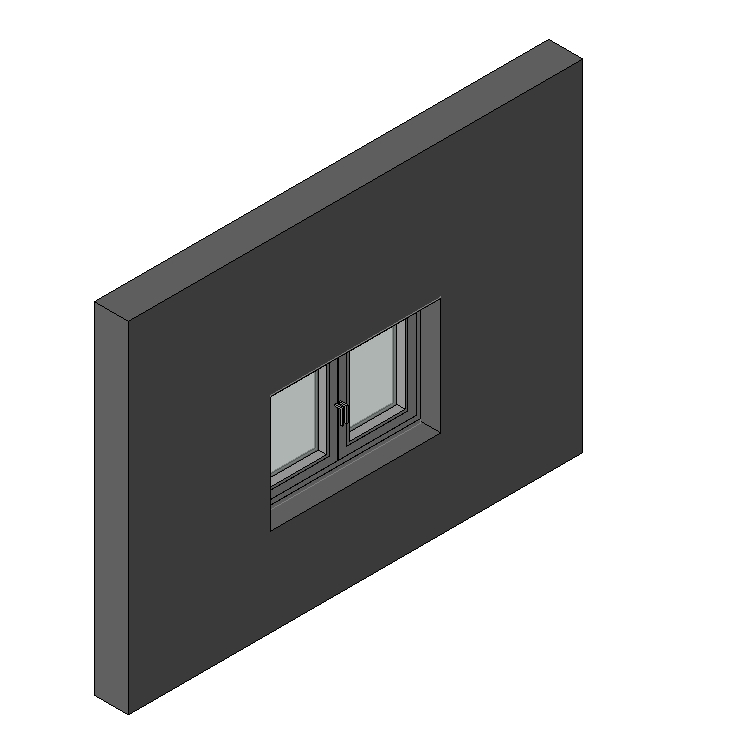 OBJETO BIM REYNAERS ALUMINIUM ITALIA CS 104 Window inward opening ...