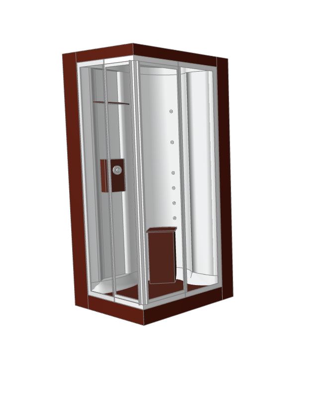 Shower BIM OBJECT: free BIM file downloads e.g., Revit, IFC, etc. | BIM&CO