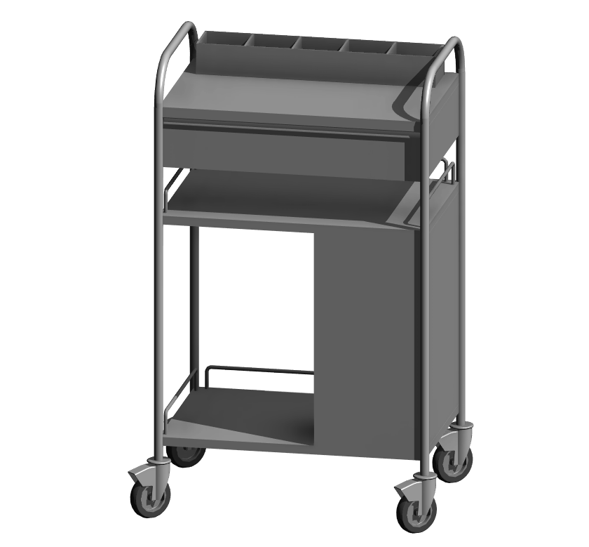 Dressing trolley BIM OBJECT: free BIM file downloads e.g., Revit, IFC ...