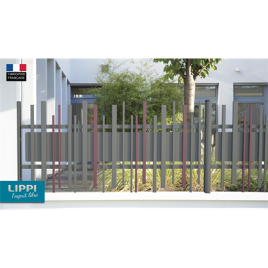 LIPPI Aligned top and bottom STEM® WALL fence BIM OBJECT: free BIM file ...