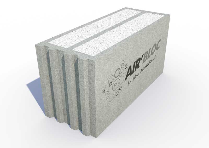 OBJETO BIM Air' Bloc Air'Bloc : Isolating concrete block, low carbon ...