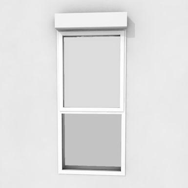 OBJETO BIM 1-sash window with bay unit on glass sill: descarga gratuita ...