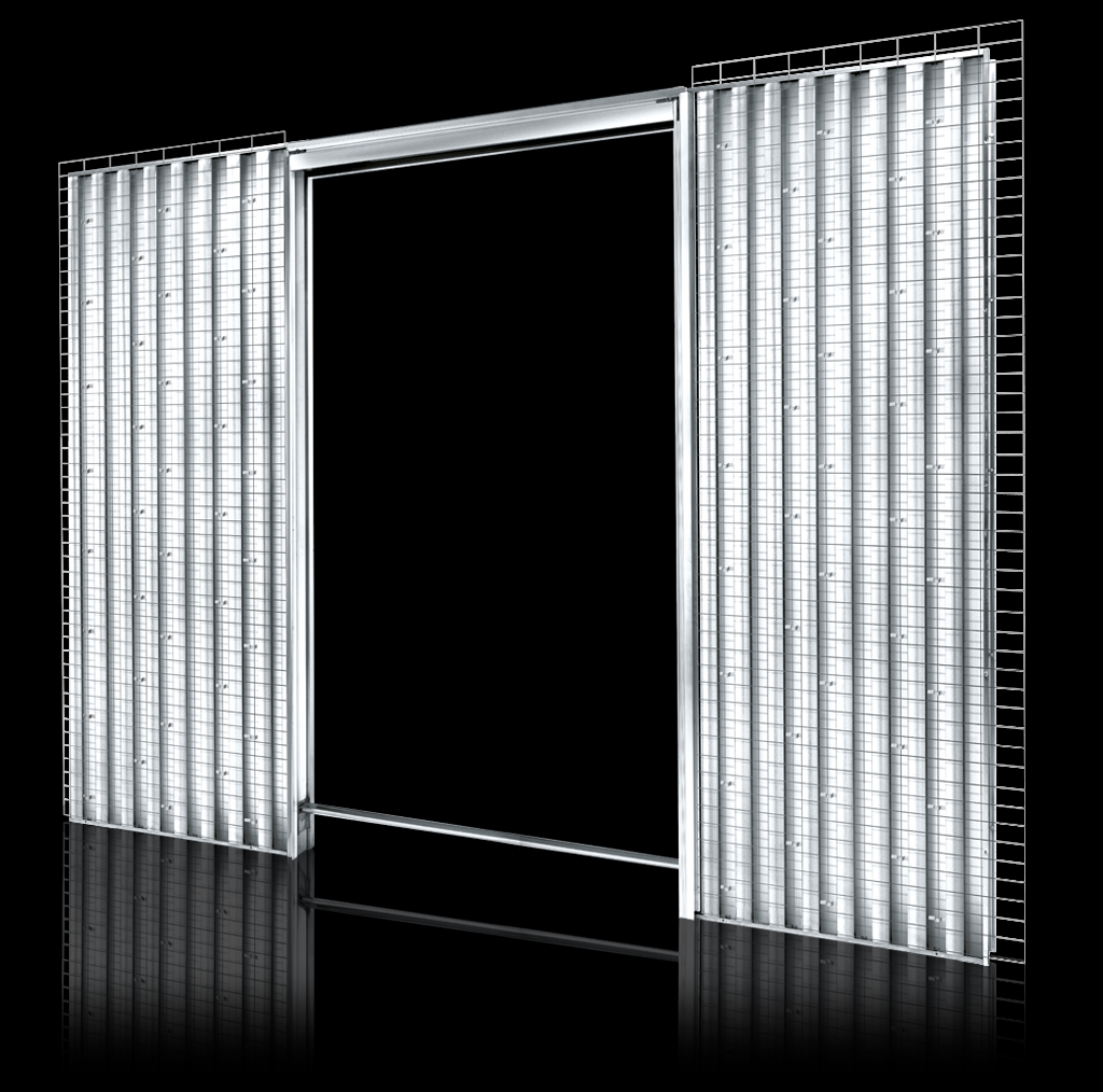 OBJETO BIM Fibrotubi Free Brick wall double opening sp105: descarga ...