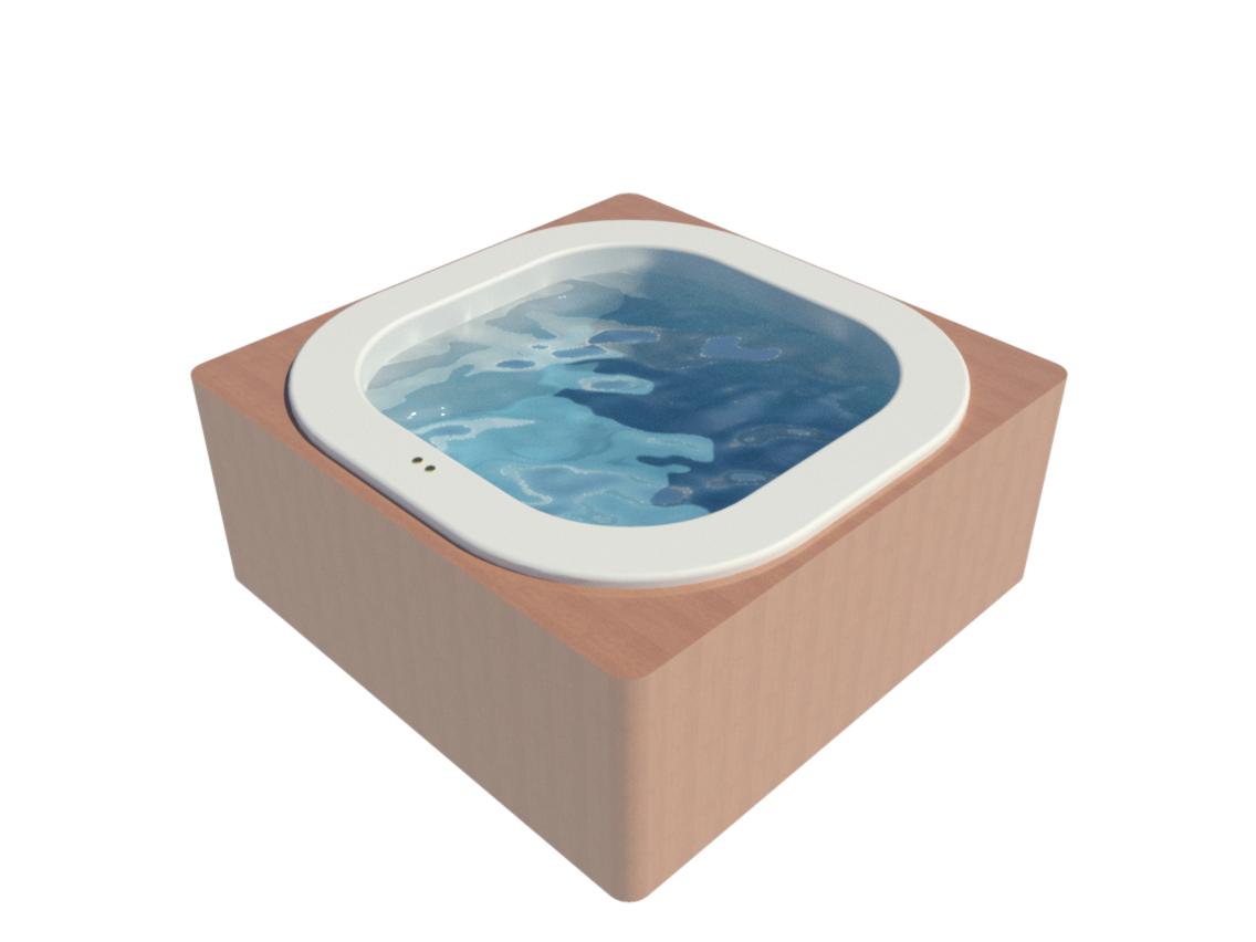 Outdoor Swim SPA Massage Bathtub BIM OBJECT: free BIM file downloads e ...