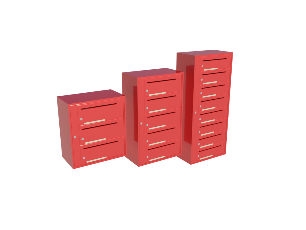 OBJETO BIM Mailbox Single Section: descarga gratuita de archivos BIM ...
