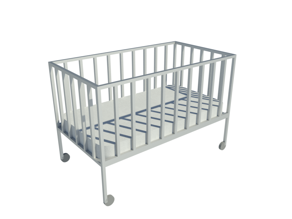 Pediatric bed BIM OBJECT: free BIM file downloads e.g., Revit, IFC, etc ...
