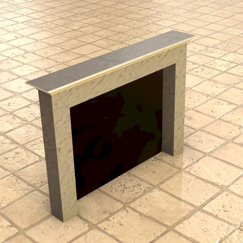 Cheminée en marbre BIM OBJECT: free BIM file downloads e.g., Revit, IFC ...