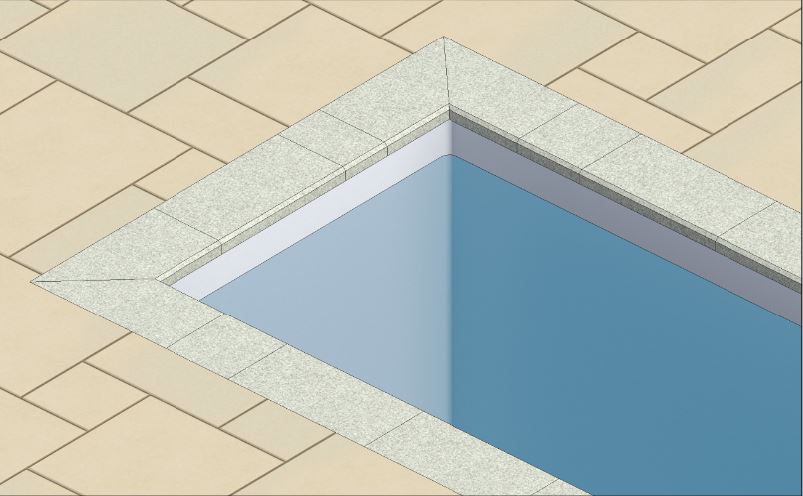 OBJETO BIM POLYCOR Stone pool coping : transferência gratuita de ficheiros BIM, Revit, IFC… | BIM&CO