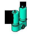 OBJETO BIM Wilo Inline circulation pump with standard motor double ...