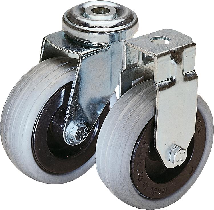 norelem France Swivel and fixed castors standard version BIM OBJECT ...