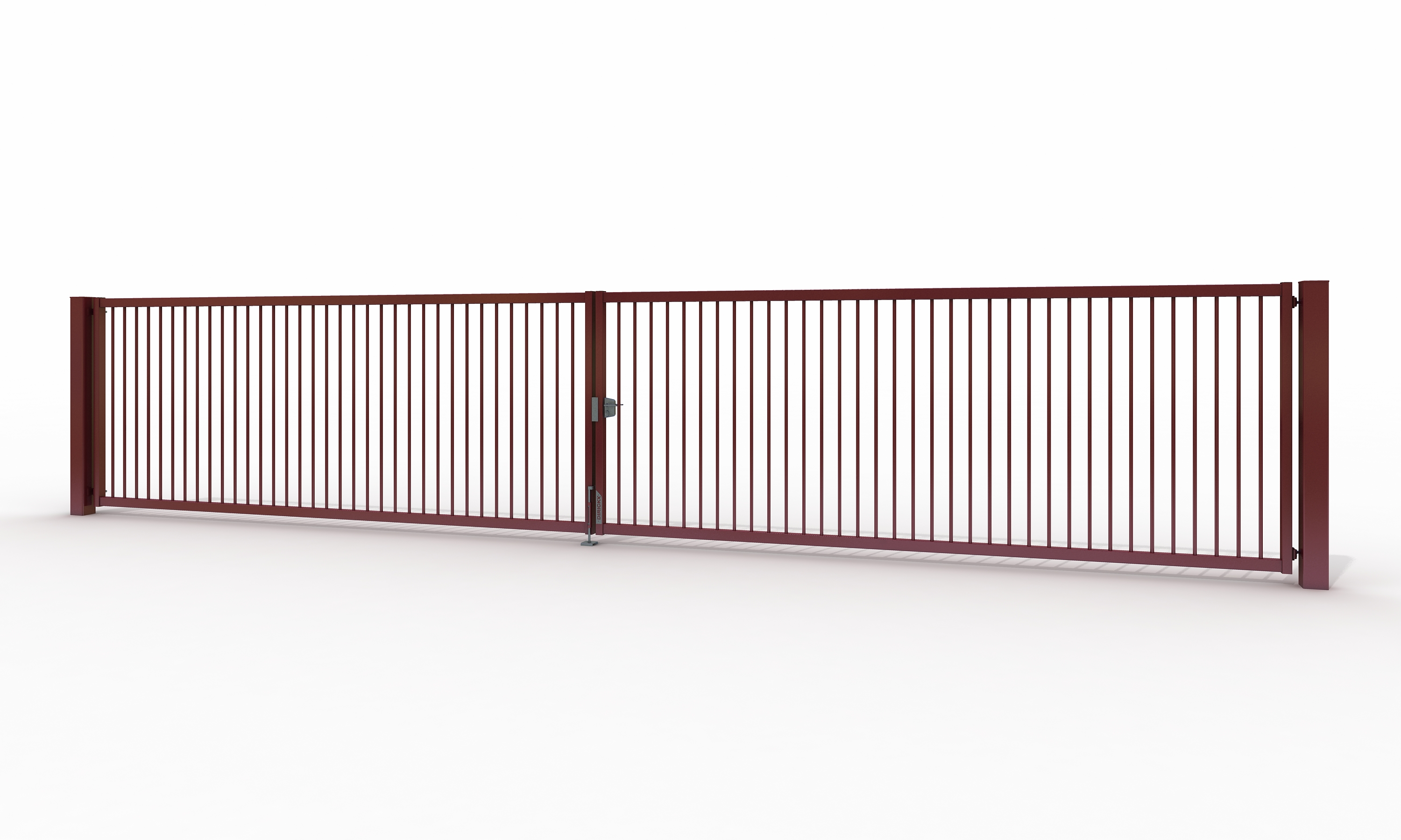 OBJET BIM DIRICKX Portail pivotant ALLIX barreaux ronds ...