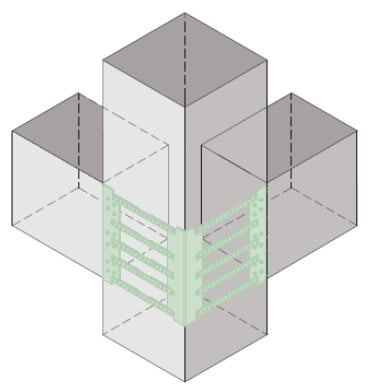 OBJETO BIM Kerakoll TAV 8D: rinforzo dei nodi d'angolo: descarga ...