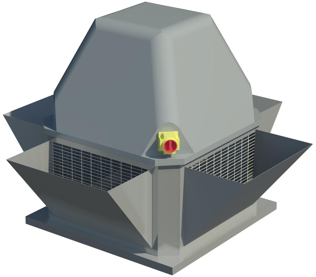 ALVENE Roof Mounted Fan EMMOS BIM OBJECT: free BIM file downloads e.g ...