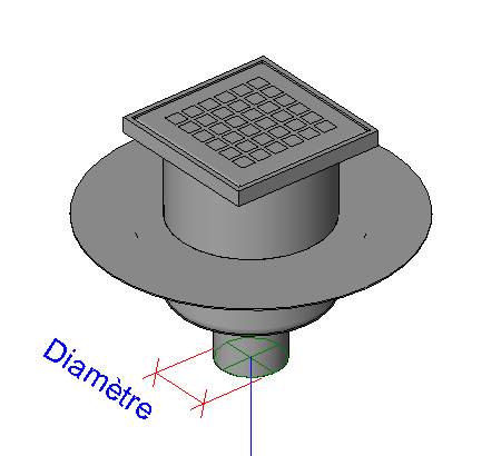 Jimten S.520 Floor gully for shower tray works. Dry trap system. BIM ...