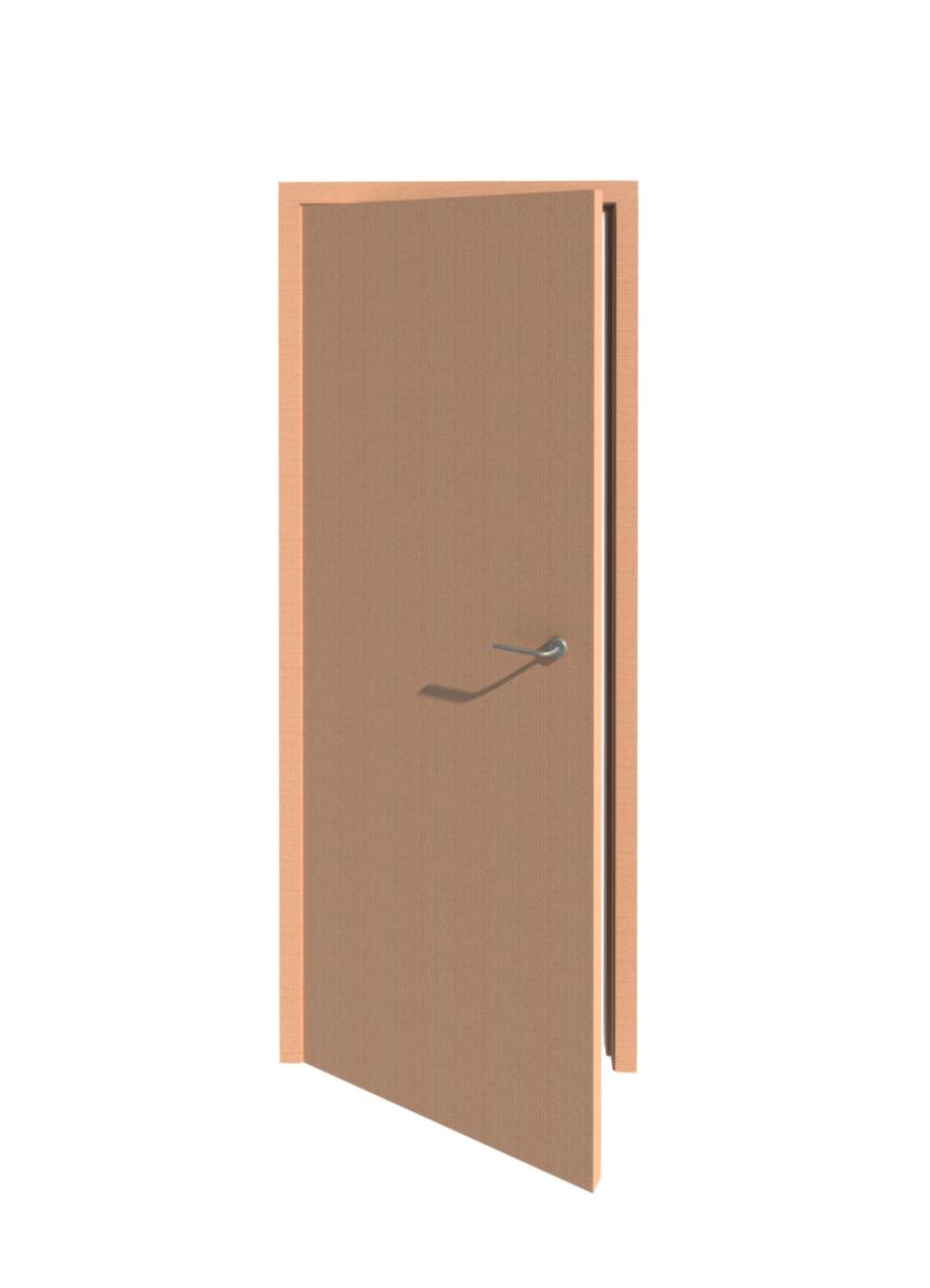 OBJETO BIM Puerta interior de paso: descarga gratuita de archivos BIM ...