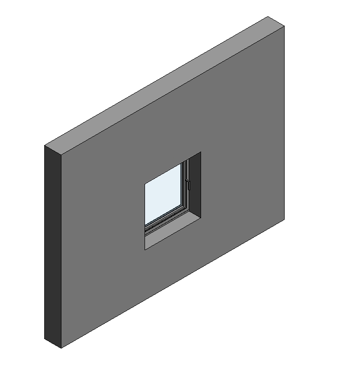 OBJETO BIM REYNAERS ALUMINIUM ITALIA CS 59 Pa Window outward opening ...