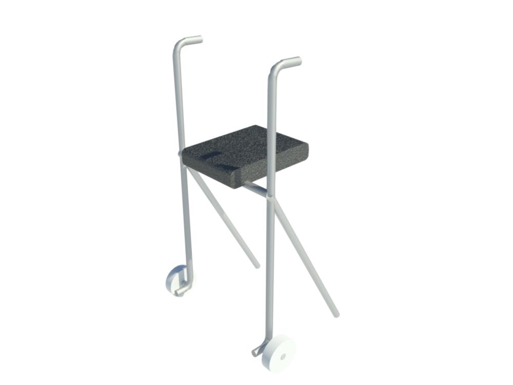 Folding Walker - 2 wheels BIM OBJECT: free BIM file downloads e.g ...