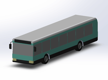 Bus 12m BIM OBJECT: free BIM file downloads e.g., Revit, IFC, etc. | BIM&CO