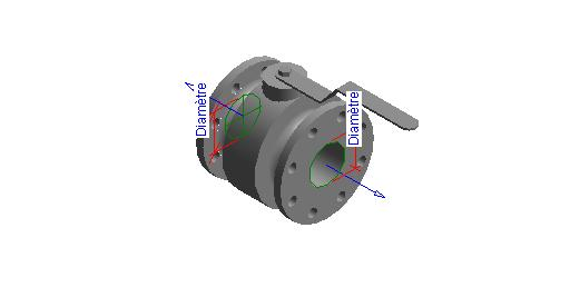PARKER TRANSAIR FLANGED BALL VALVE EN-ISO BIM OBJECT: free BIM file ...
