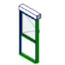 SWAO Fenêtre 1 vantail sur allège PVC BIM OBJECT: free BIM file ...